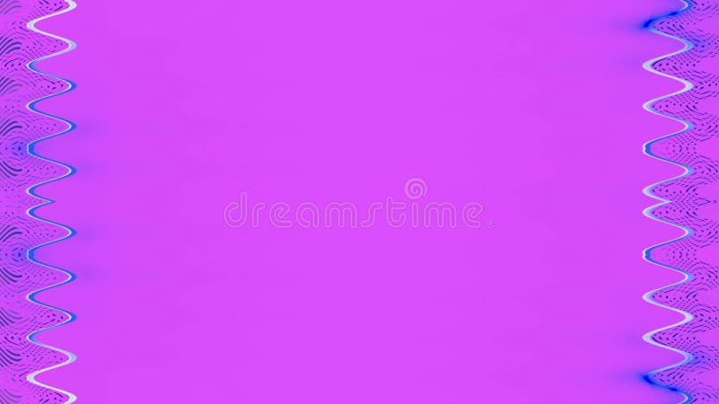 Square Wavy, Neon Glowing Blue, Rectangular Frame, Horizontal Frame on ...