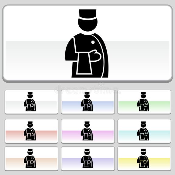 Hotel Butler Black White Stock Illustrations – 184 Hotel Butler Black ...