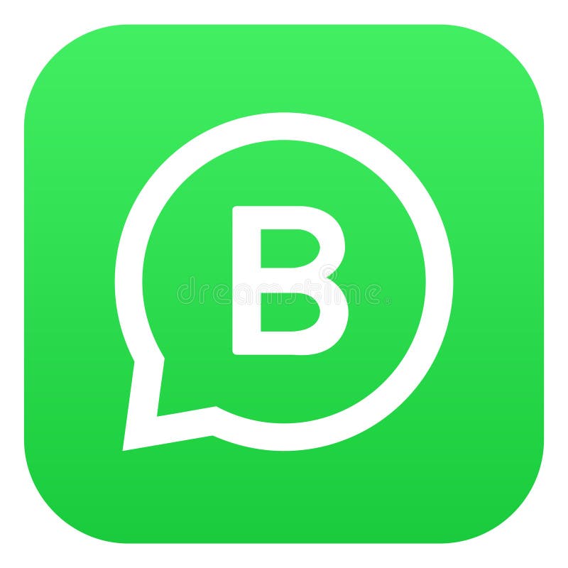 Square Whatsapp Business Logo Isolated on White Background Editorial ...