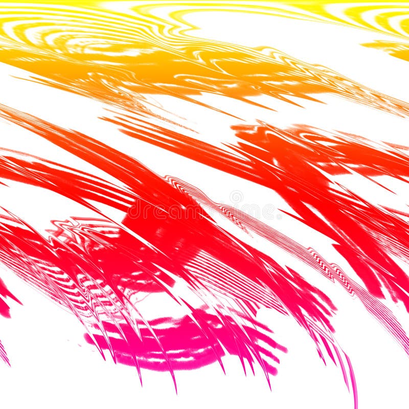 Red Pink Yellow Graphic Design. Blends of Bright Color Stock ...