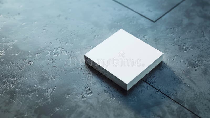 Square White Box on the Floor, Versatile Image for Various Projects ...