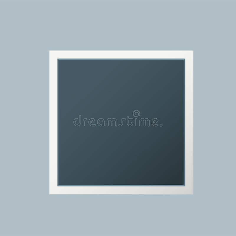 Square White Frame - Flat Design Stock Vector - Illustration of album ...