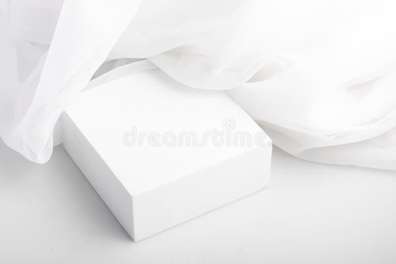 Square White Product Display for Product Advertising Stock Image ...
