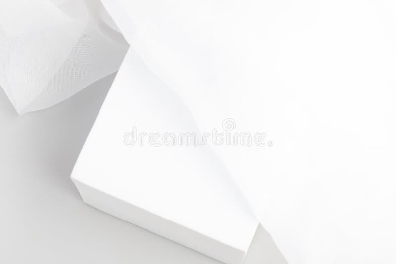 Square White Product Display for Product Advertising Stock Image ...