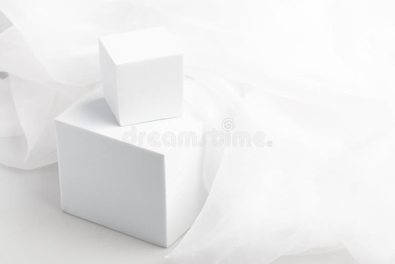 Square White Product Display for Product Advertising Stock Photo ...