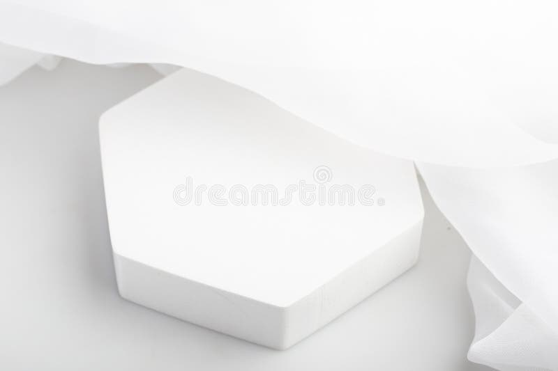 Square White Product Display for Product Advertising Stock Image ...