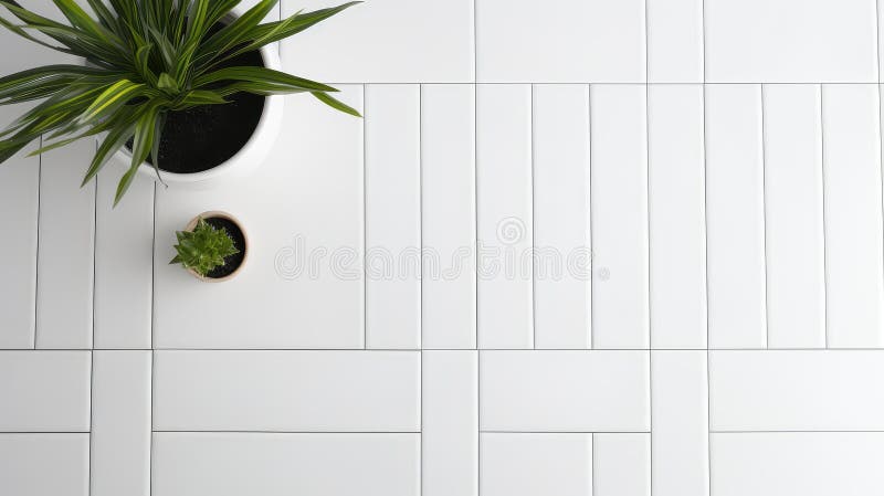 Square white tile pattern stock illustration. Illustration of generated ...