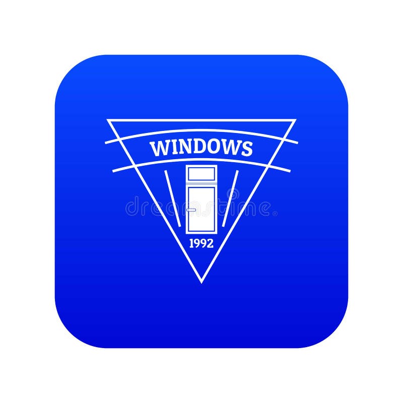 Square Window Frame Icon, Cartoon Style Stock Vector - Illustration of ...