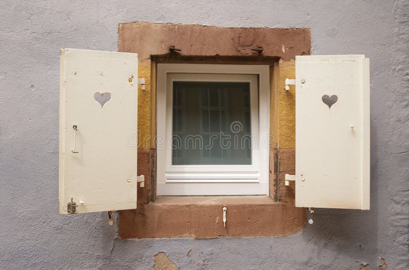 Square window stock photo. Image of small, shutter, colours - 77073750