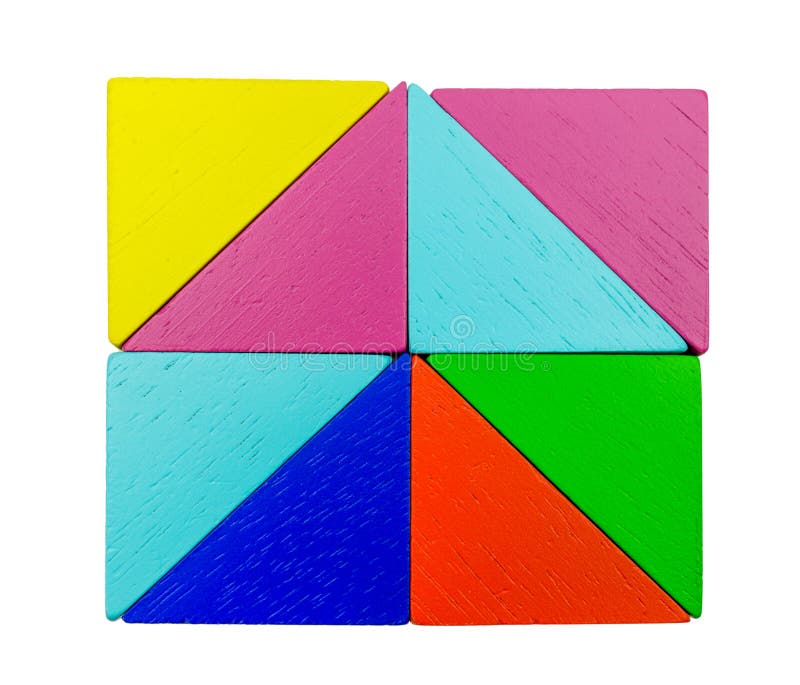 Square of wood blocks stock image. Image of construct - 72430577