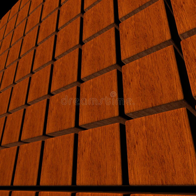 Square Wood Wall Background Stock Image - Image of squar, textured ...