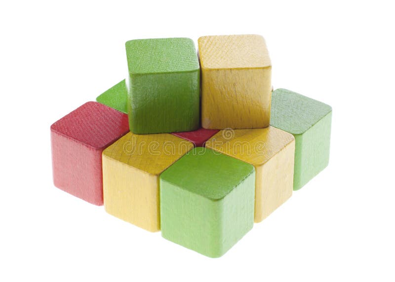 Square with wooden cubes stock photo. Image of shape - 25069622