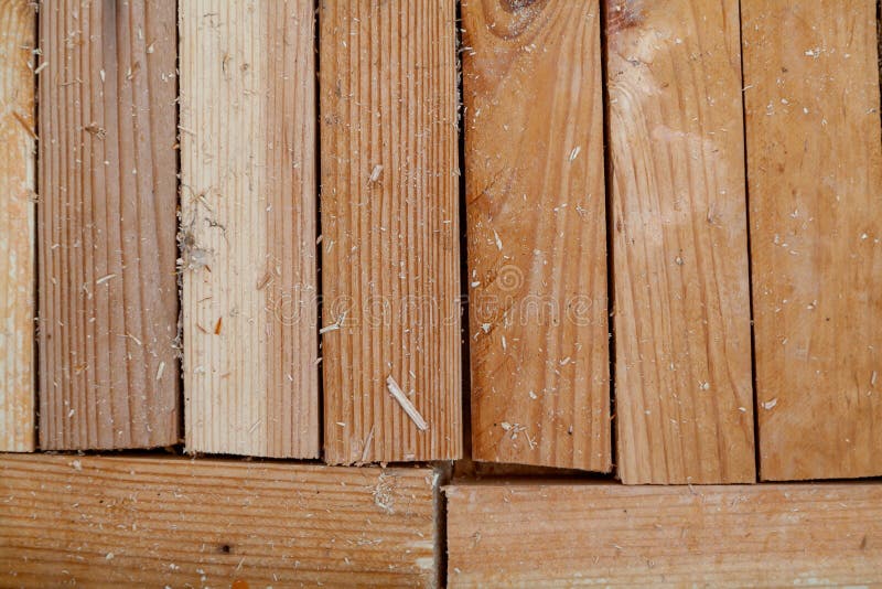 Square Wooden Planks Stacked in Rows Stock Image - Image of parallel ...