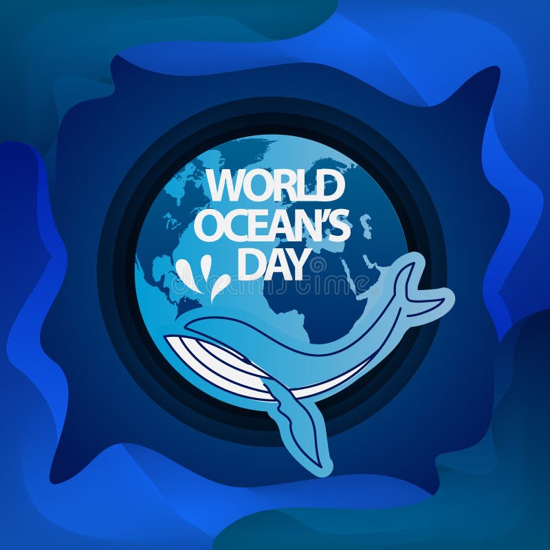 World Oceans Day Background Design Stock Illustrations – 1,492 World ...
