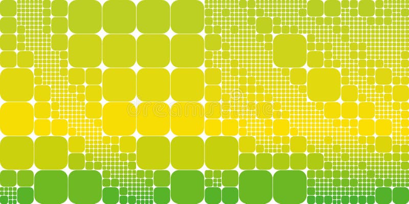 Square Yellow Green Geometrical Abstract Background Stock Illustration ...