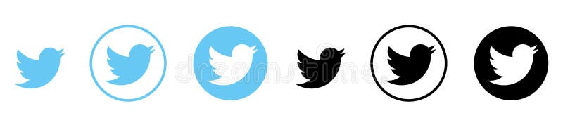 Squared Colored Round Edges Twitter Logo Icon Editorial Photography ...