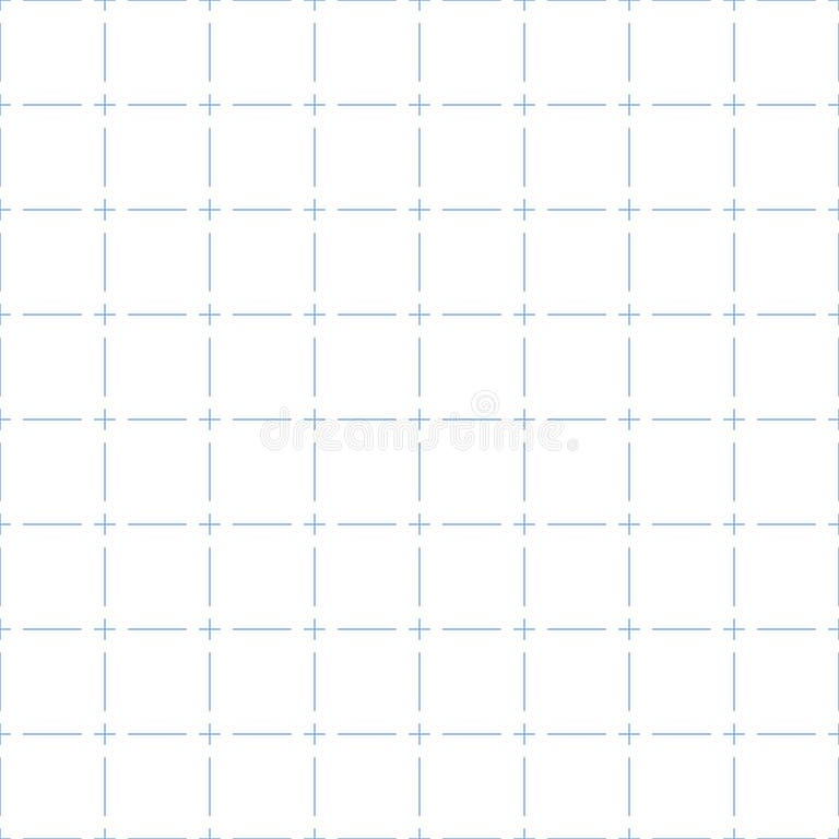 Squared Dashed Grid Seamless Pattern. Math Paper Notebook Background ...