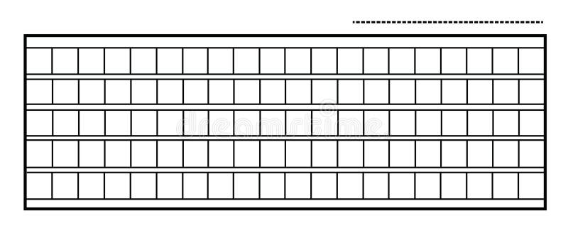 Squared Manuscript. Japanese Handwriting Paper for Hieroglyph - Genko ...