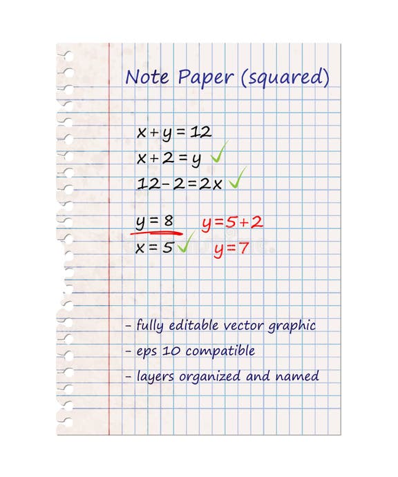 Math Note Stock Illustrations – 7,242 Math Note Stock Illustrations ...