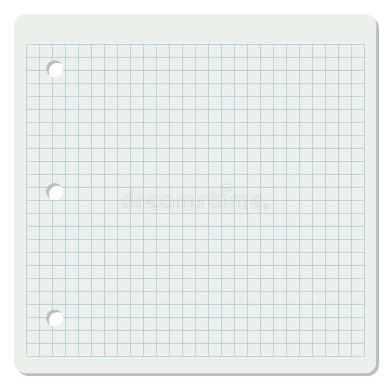 Squared notebook page stock vector. Illustration of grid - 57765071