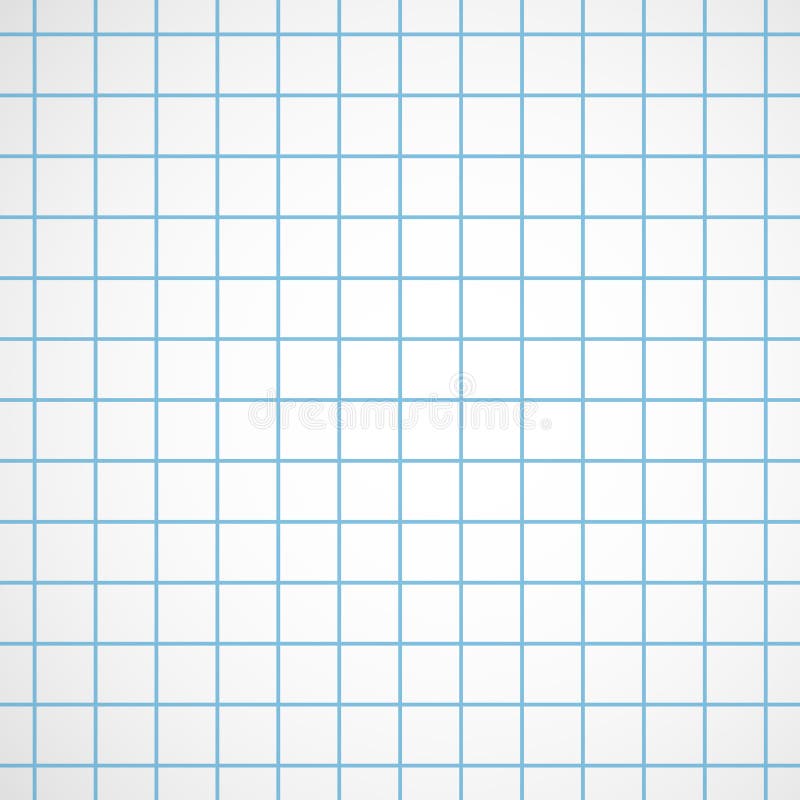 Squared Paper Pattern. Blue. Printable. Vector Illustration, Flat ...