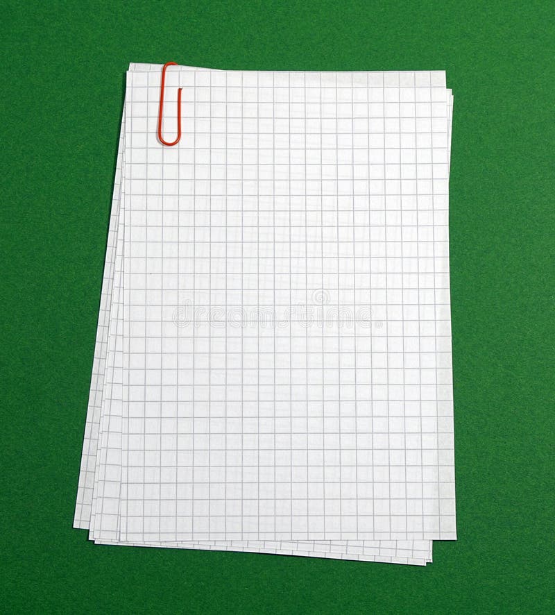 Squared paper sheet stock image. Image of notes, piece - 105351557