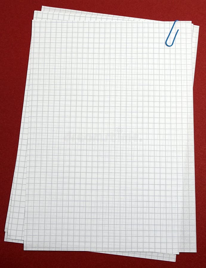 Squared paper sheet stock photo. Image of letter, copy - 105351610