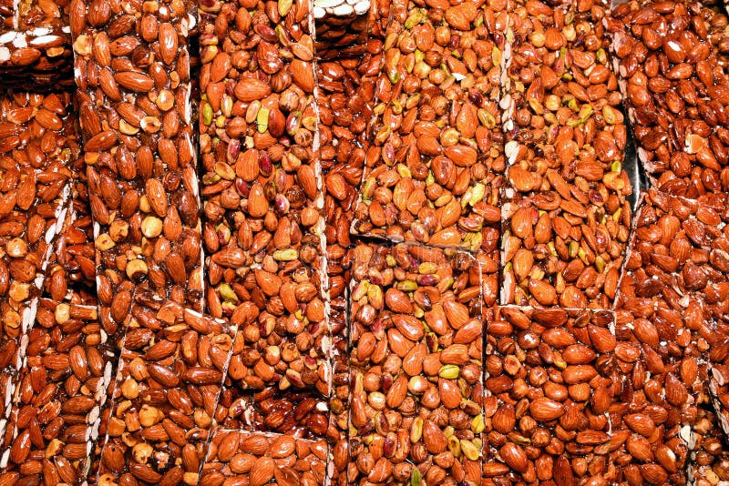 Almond display stock photo. Image of crunchy, baking, wholesome - 562454