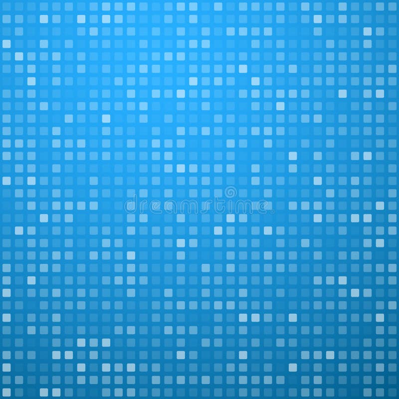 Squares Blue Technology Pattern. Stock Vector - Illustration of ...