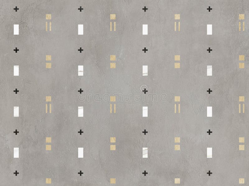 Squares and Cross Design on a Grey Background Stock Illustration ...