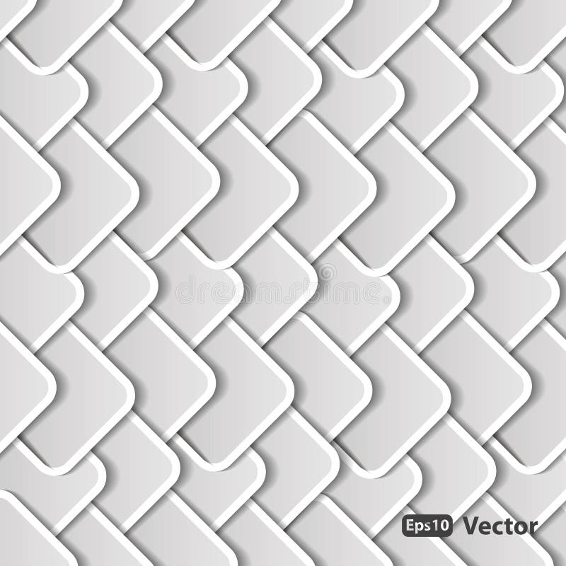 Squares with Drop Shadows - Abstract Seamless Background Stock Vector ...