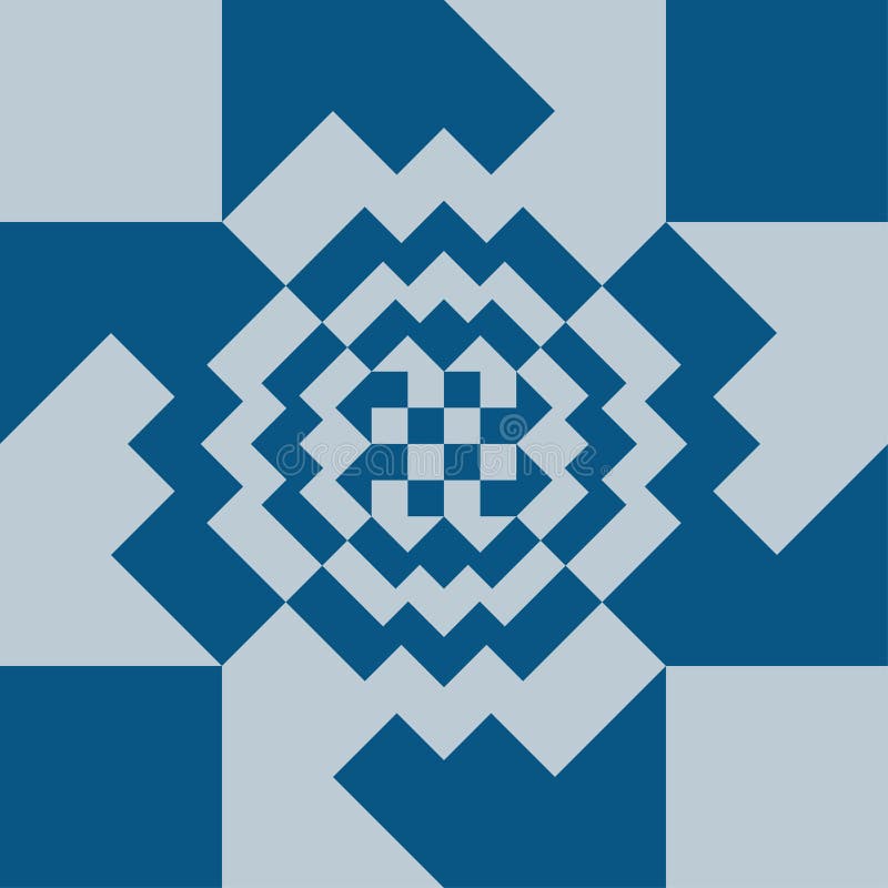 Squares and Geometric Shapes Pattern Stock Illustration - Illustration ...