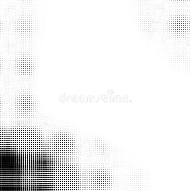 Squares Halftone Geometric Background Pattern and Texture Vector ...