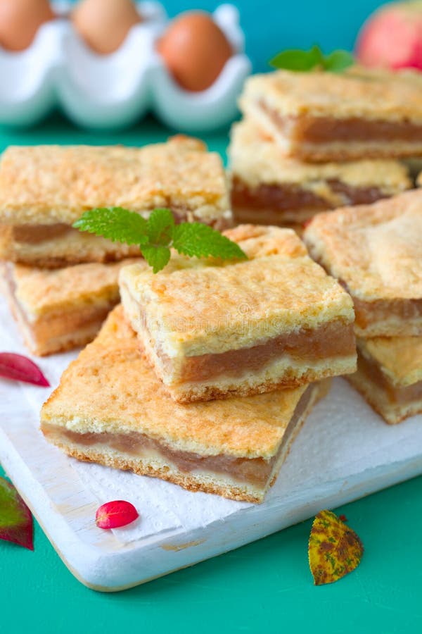 Apple cake stock photo. Image of recipe, apple, sliced - 199113062