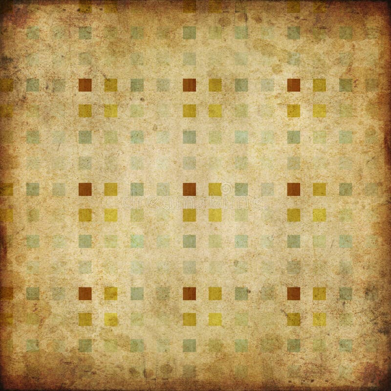 Squares Mosaic Grunge Texture Stock Illustration - Illustration of line ...