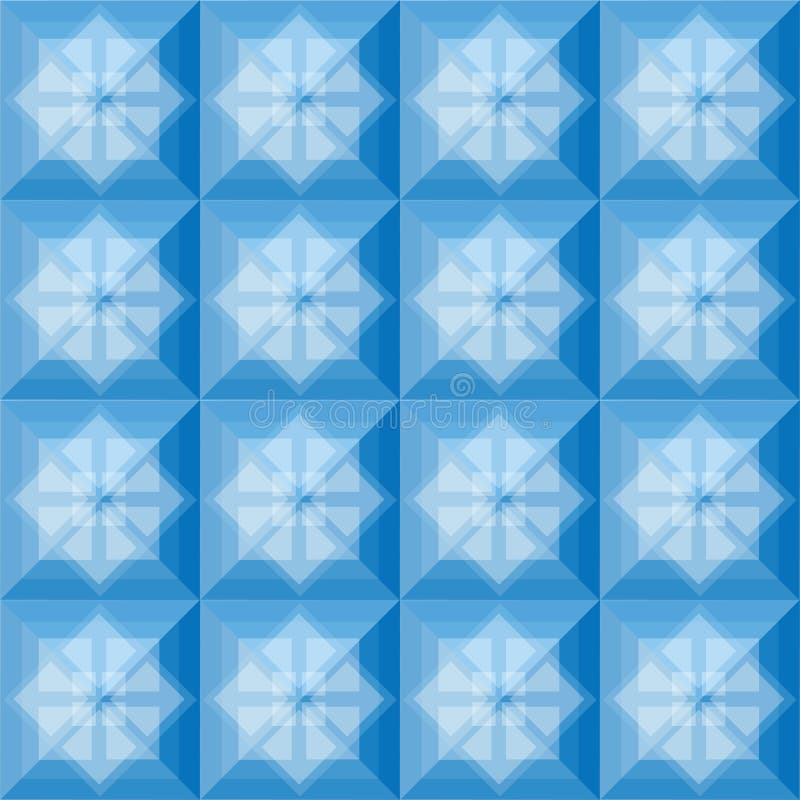 Squares Pattern Blue Background Stock Vector - Illustration of element ...