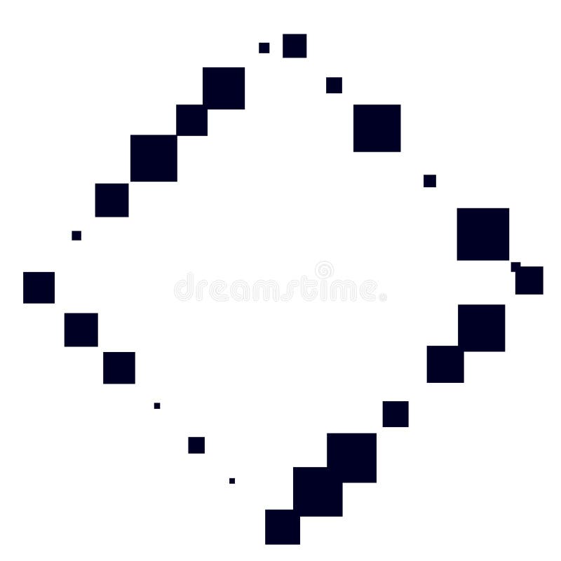 Squares Random, Scattered Shapes Element Stock Vector - Illustration of ...