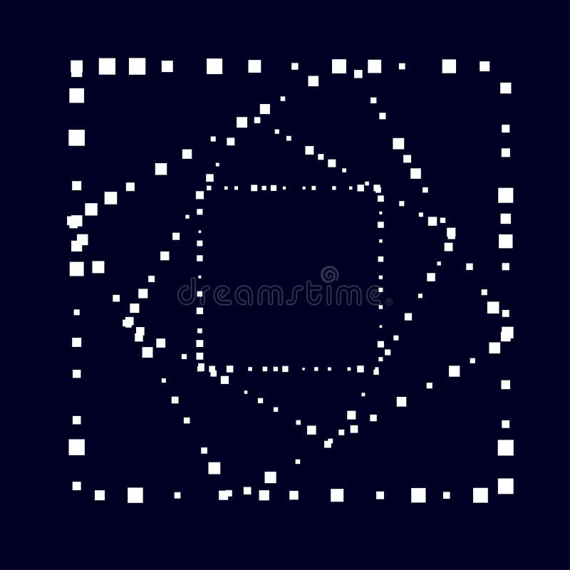 Squares Random, Scattered Shapes Element Stock Vector - Illustration of ...