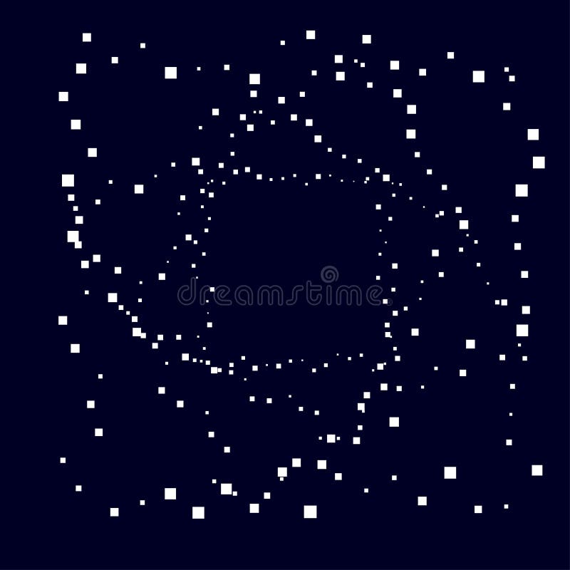 Squares Random, Scattered Shapes Element Stock Vector - Illustration of ...