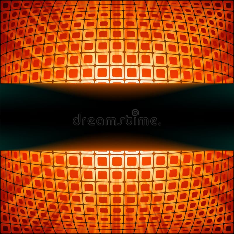 Squares with Red Fire Flare Burst. EPS 8 Stock Vector - Illustration of ...