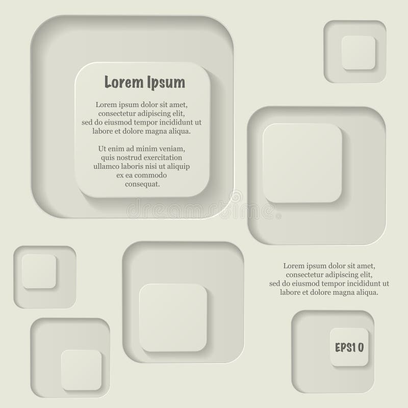 Abstract Squares Background Stock Vector - Illustration of light ...