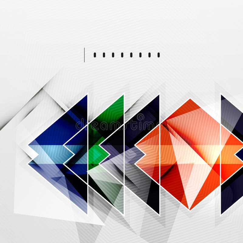 Squares and Shadows - Tech Abstract Background Stock Vector ...