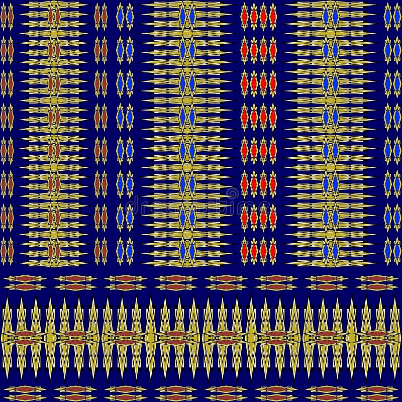 The Squares are Stacked Together in a Multicolored Fabric Pattern, a ...