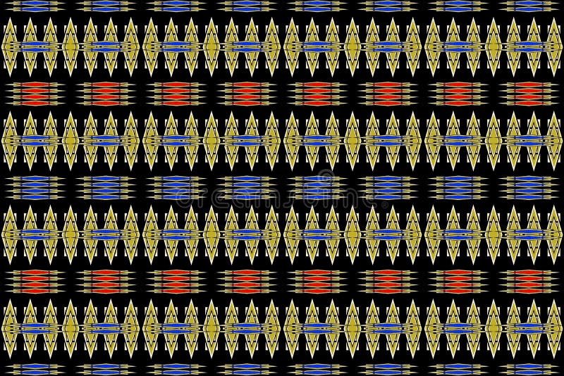 The Squares are Stacked Together in a Multicolored Fabric Pattern, a ...