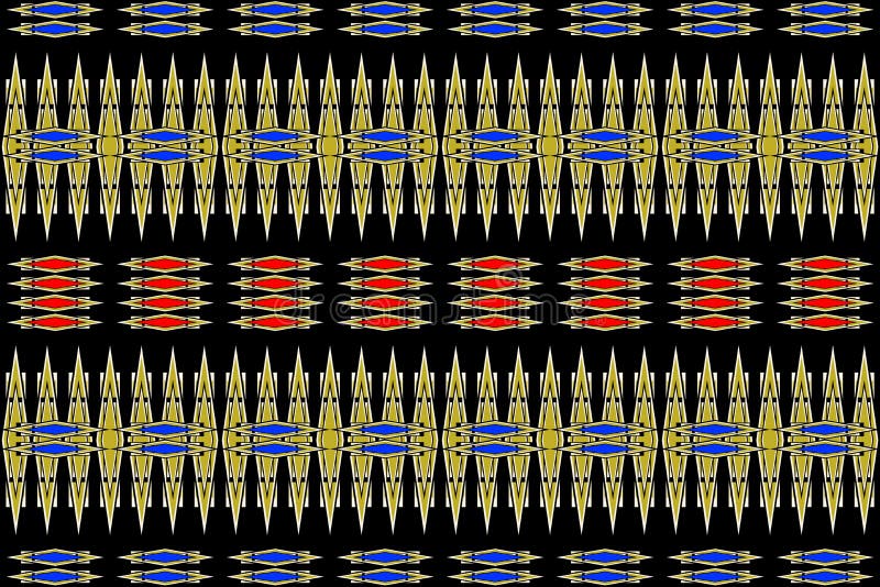 The Squares are Stacked Together in a Multicolored Fabric Pattern, a ...