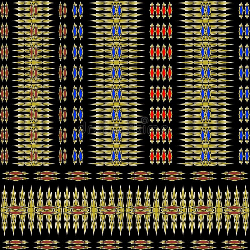 The Squares are Stacked Together in a Multicolored Fabric Pattern, a ...