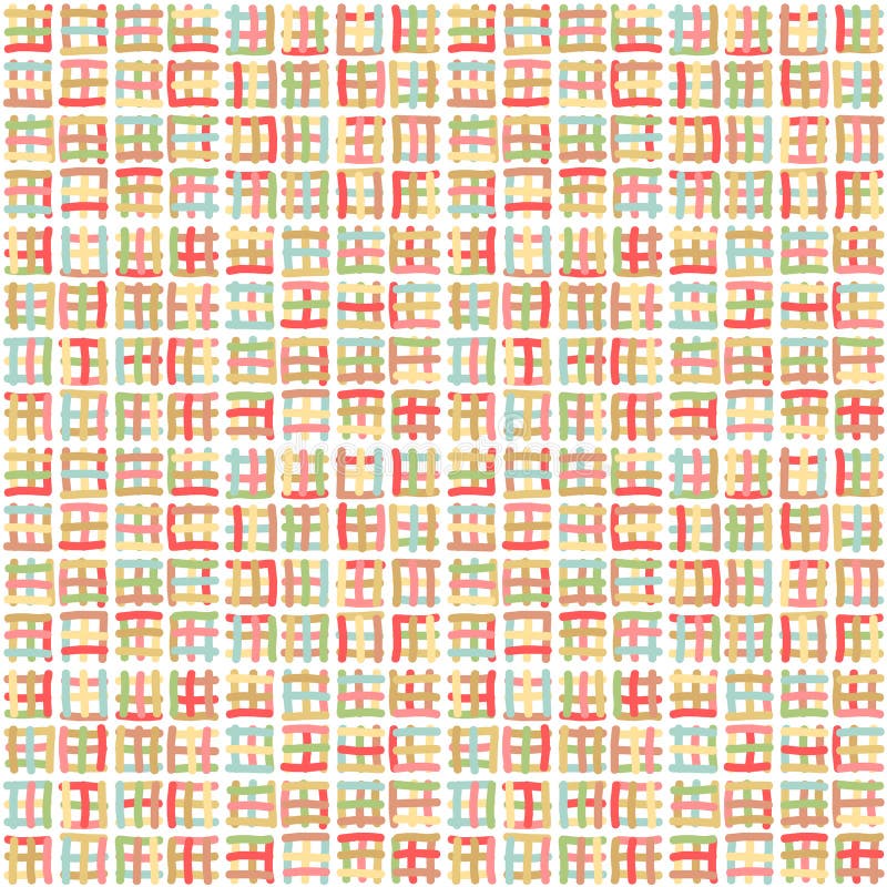 Striped Squares Seamless Backgound Pattern Stock Illustration ...