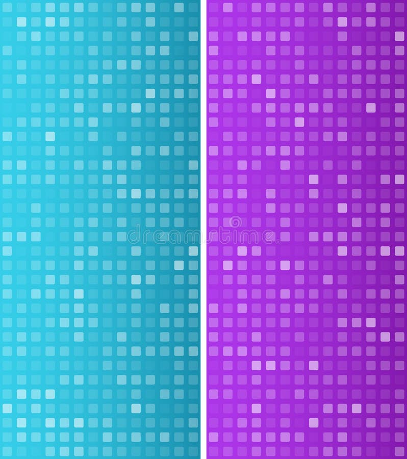 Squares technology banners stock vector. Illustration of abstract ...