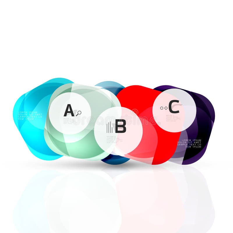 Squares on White with Sample Text Stock Illustration - Illustration of ...