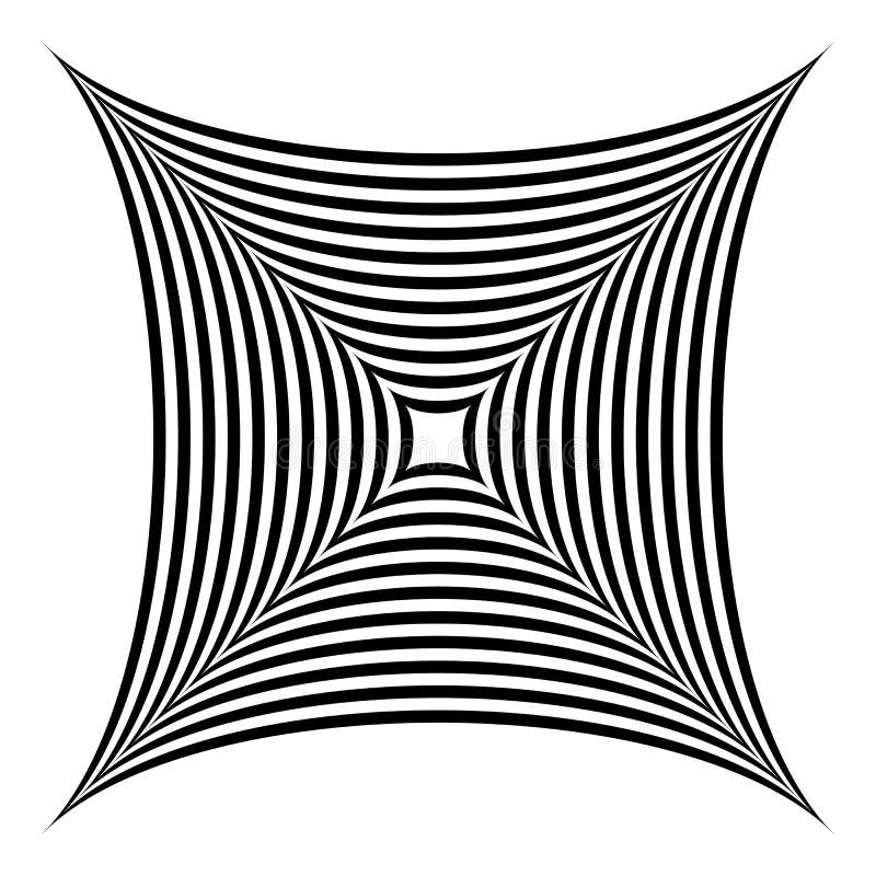 Squarish Geometric Abstract Shape. Stock Vector - Illustration of ...